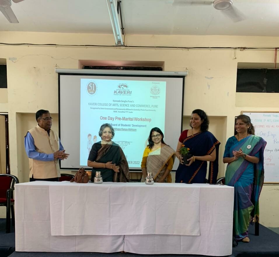 One Day Premarital Workshop organized at Kaveri College under Board of Student Development(SPPU ...