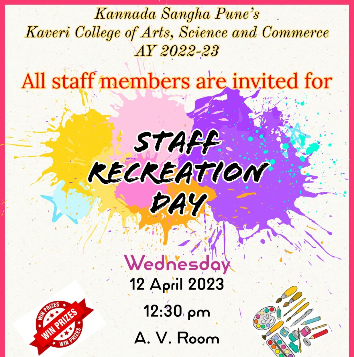 Staff Recreation Day - Kaveri College - Best College for Arts, Science ...