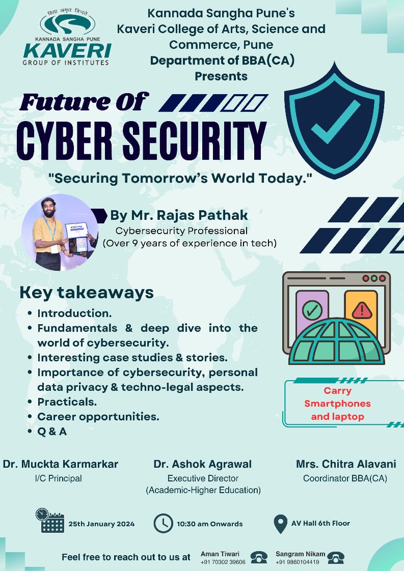 Future Of Cyber Security Kaveri College Best College For Arts Science And Commerce In Pune